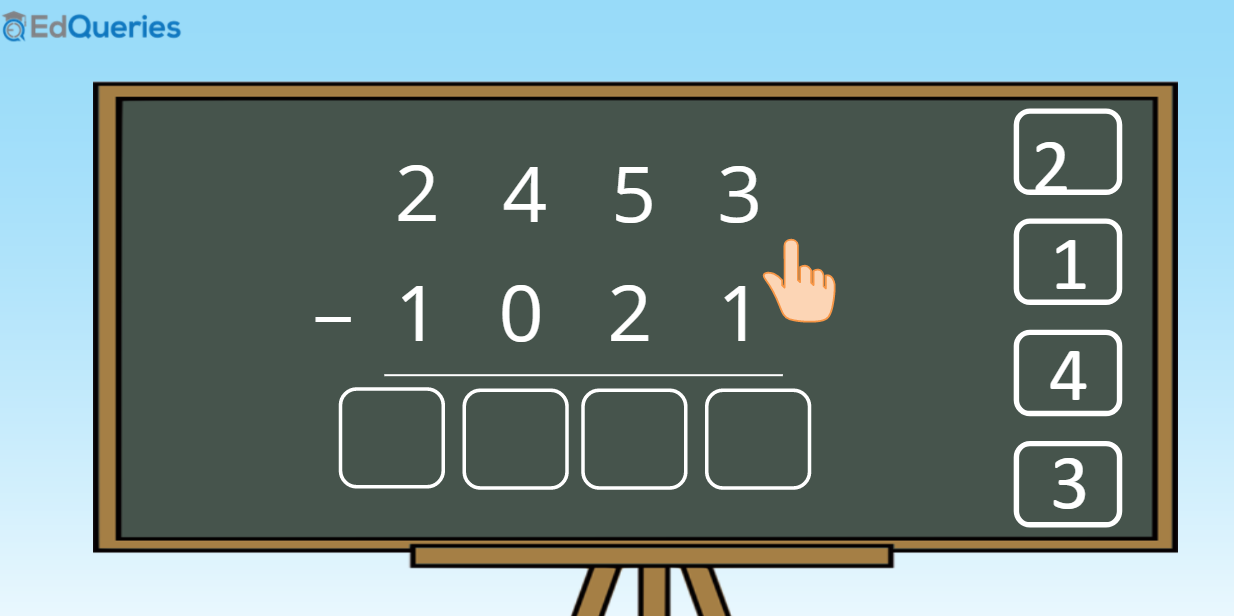 4 digit numbers - EdQueries E-Learning